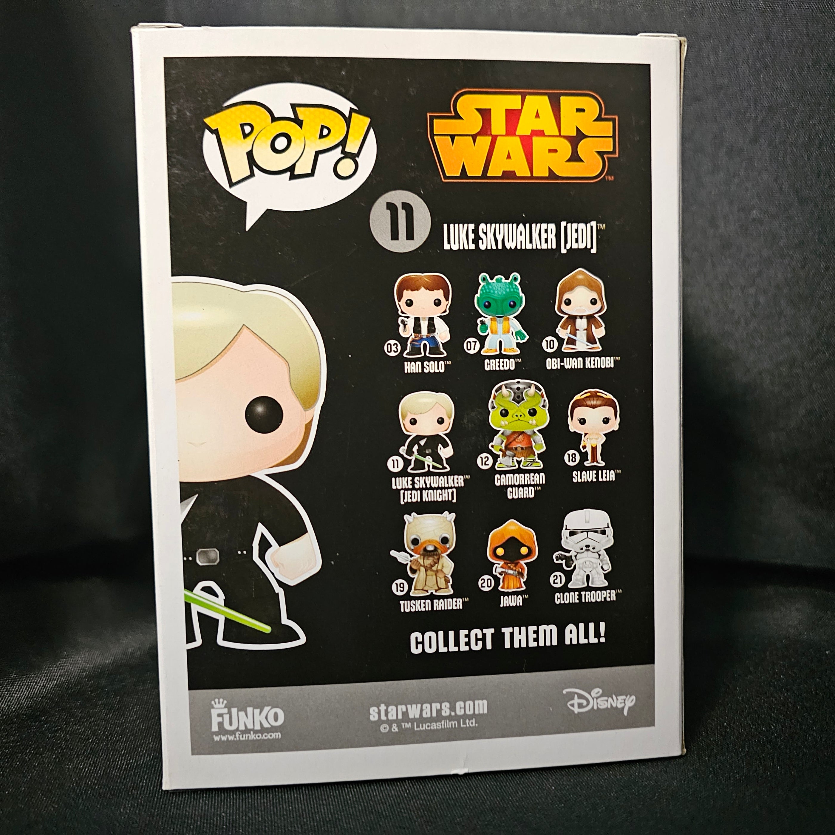 Star Wars Pop! Vinyl Bobblehead Jedi Luke Skywalker [Re-Release] [11 ...