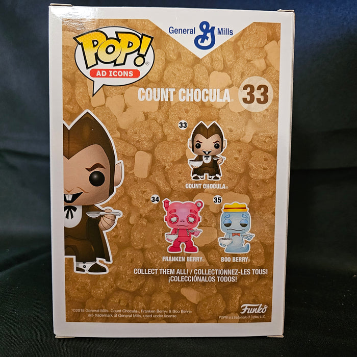 Ad Icon Pop! Vinyl Figure General Mills Count Chocula with Cereal Bowl ...