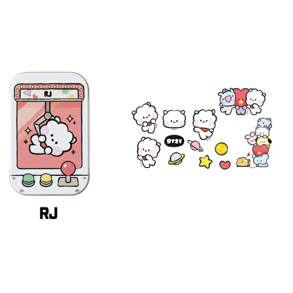 BT21 Minini Sticker Tin - RJ — Fugitive Toys