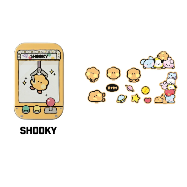 BT21 Minini Sticker Tin - Shooky — Fugitive Toys