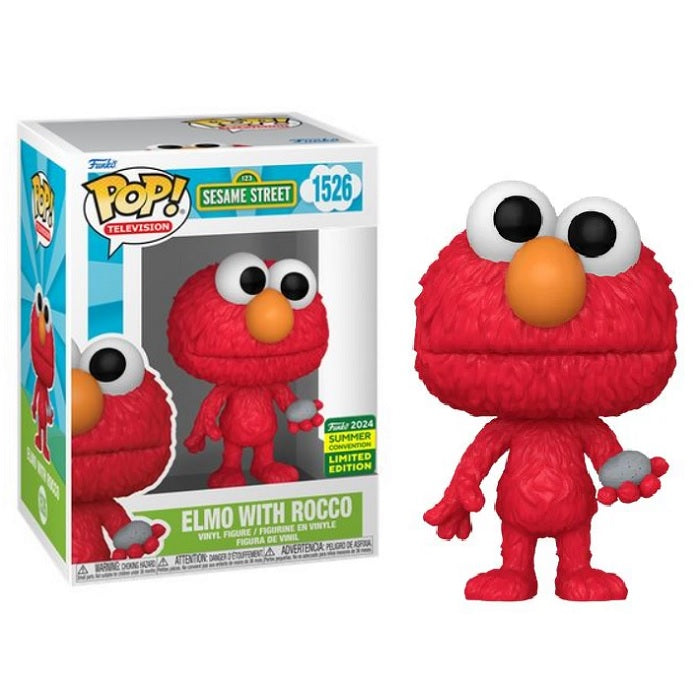 Sesame Street Pop! Vinyl Figure Elmo with Rocco [Summer Convention 202 ...