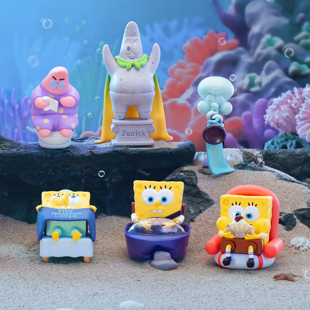 POP MART SpongeBob Life Transitions Series Figures [1 Blind Box ...