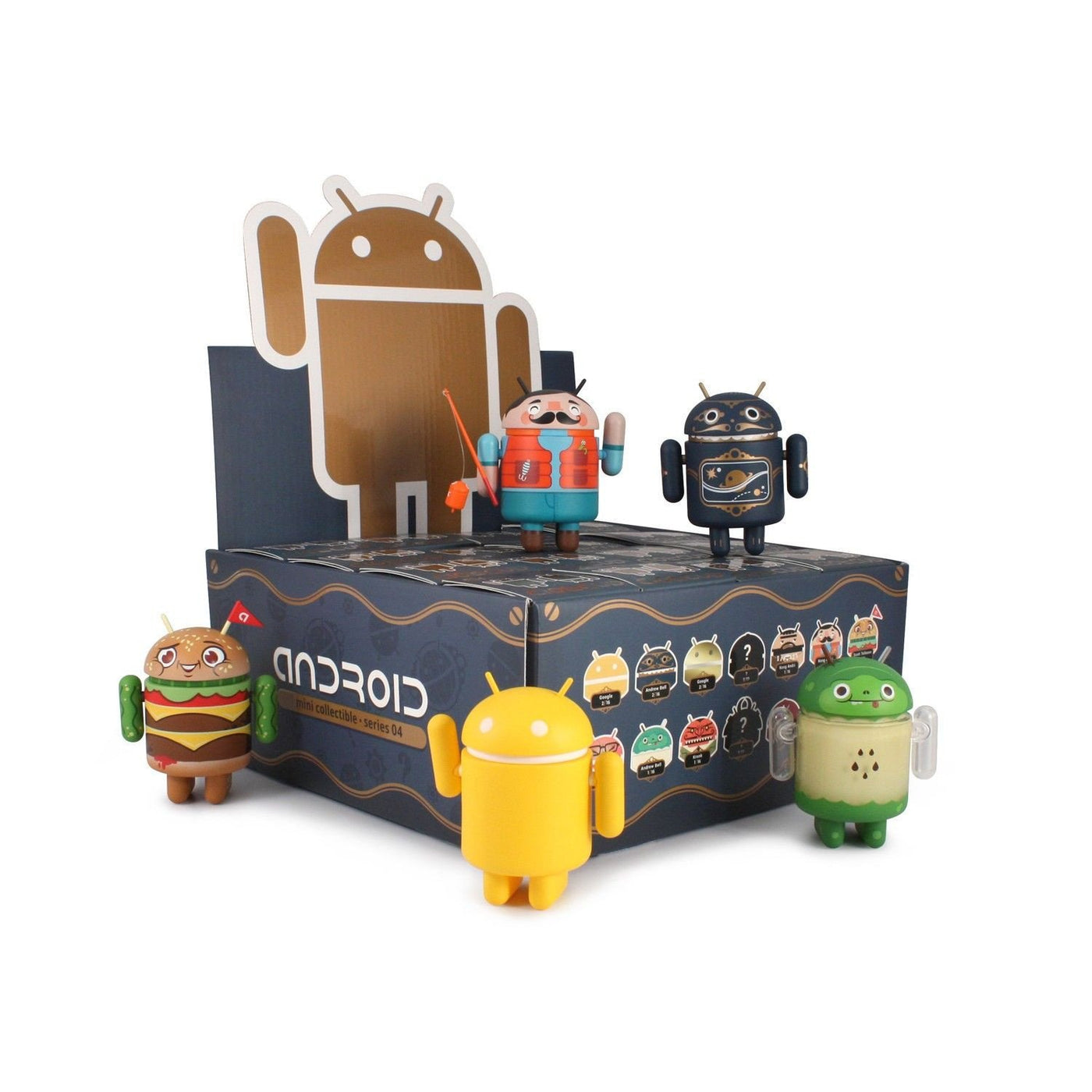Android Mini Collectible Series 4 (Case of 16) — Fugitive Toys