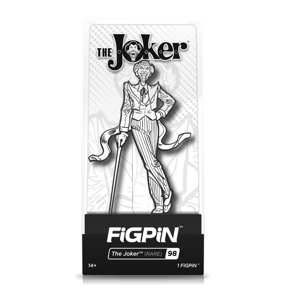 Batman Classic: FiGPiN Enamel Pin The Joker (Rare) [98] — Fugitive Toys